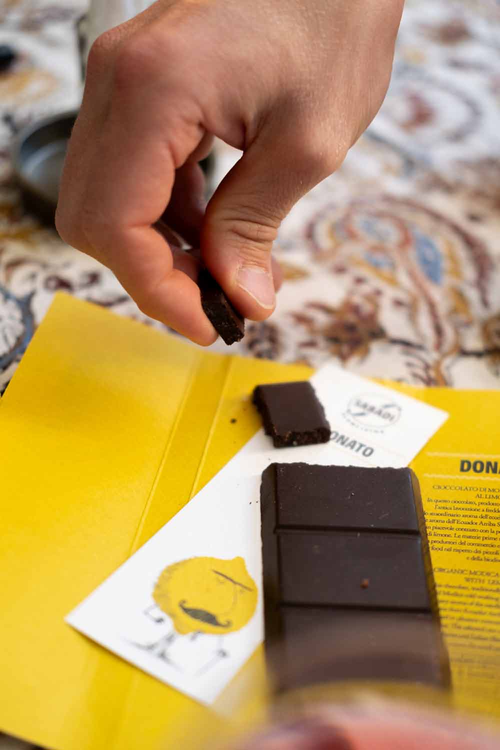 Sabadi Donato Organic Traditional Modica Chocolate w/ Interdonato Lemon ...