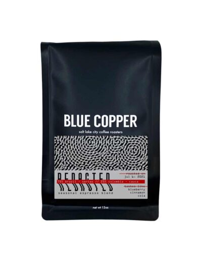 Blue Copper Coffee Redacted Espresso – Caputo's Market & Deli