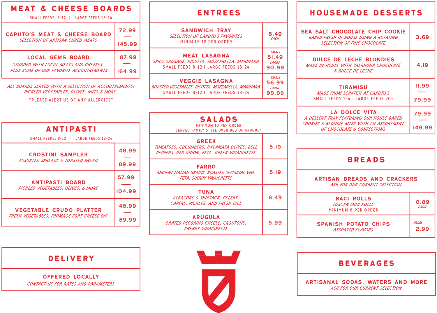 Caputo’s Catering – Caputo's Market & Deli