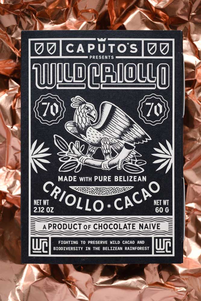 Caputo’s Wild Criollo Chocolate Bar 70% by Naive – Caputo's Market & Deli