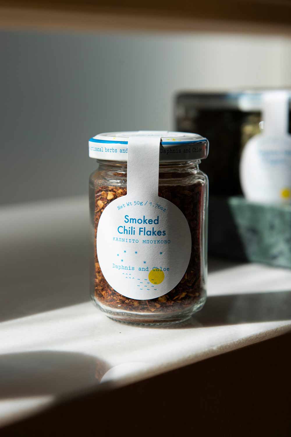 Daphnis and Chloe Smoked Chili Flakes Glass Jar, 50g – Caputo's Market ...