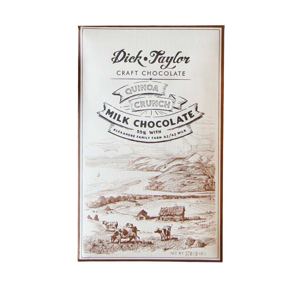 Dick Taylor Quinoa Crunch Milk Chocolate 55% – Caputo's Market & Deli