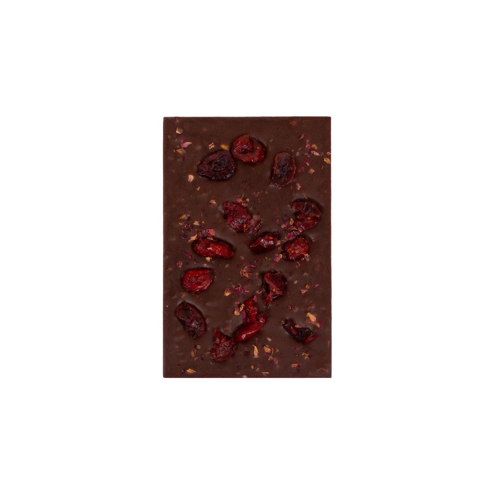 Fossa Pistachio Rose Cranberry 64% Dark Milk Chocolate – Caputo's ...