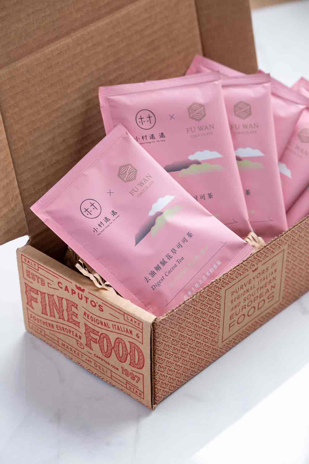 Fu Wan Digest Cocoa Tea 6 Pack – Caputo's Market & Deli