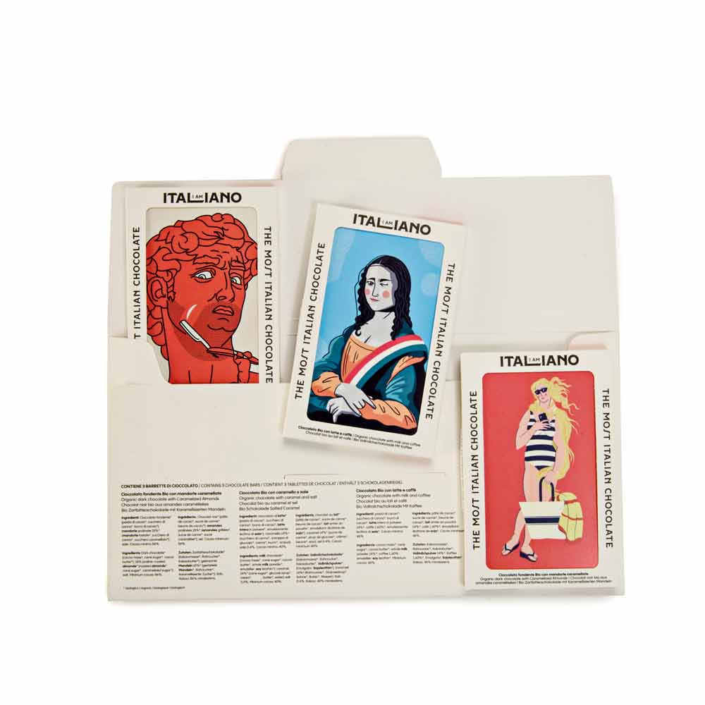 I AM ITALIANO 3 bars Gift Box (Iconic Italian Art) – Caputo's Market & Deli