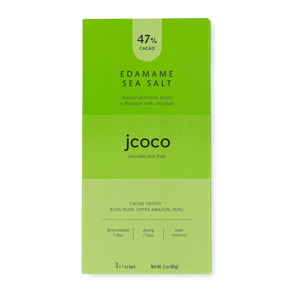 Jcoco Edamame Sea Salt Milk Chocolate 47% – Caputo's Market & Deli