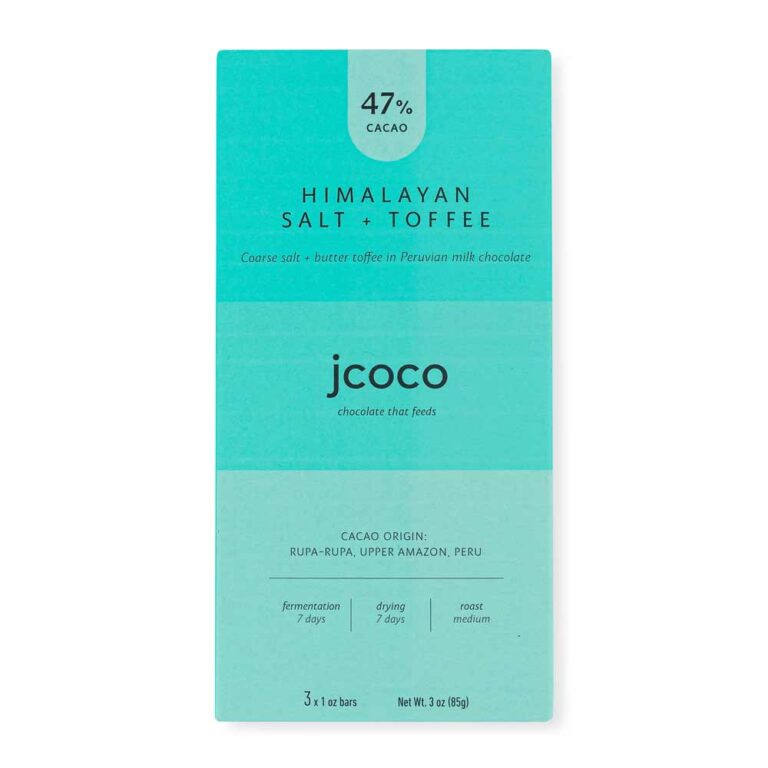 Jcoco Himalayan Salt Toffee Milk Chocolate 47% – Caputo's Market & Deli