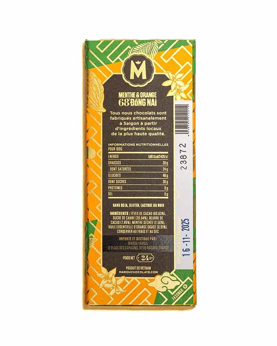 Marou Mint & Orange Dong Nai 64% Mini – Caputo's Market & Deli