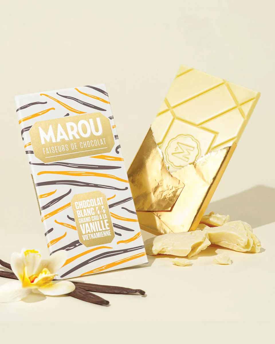 Marou White Chocolate with Vietnamese Vanilla 44% – Caputo's Market & Deli