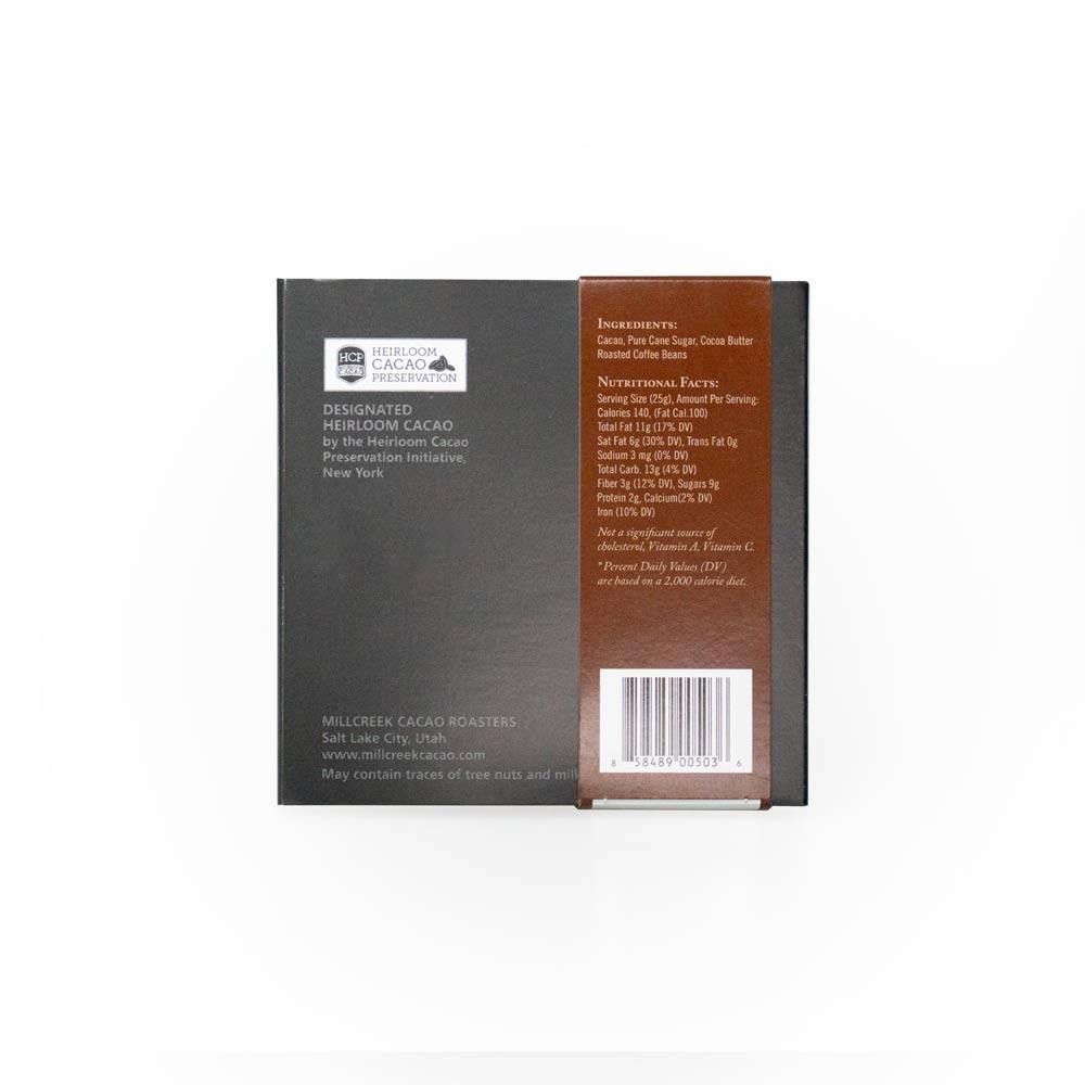 Millcreek Cacao Arriba with Espresso 70% – Caputo's Market & Deli