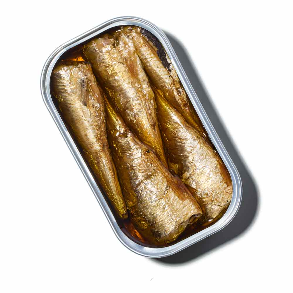 Nice Cans Smoked Sardines in Organic Olive Oil and Sea Salt, 120g ...