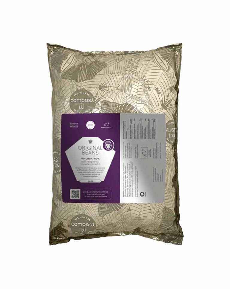 Original Beans Cru Virunga 70% Dark Chocolate Couverture, 2kg – Caputo ...