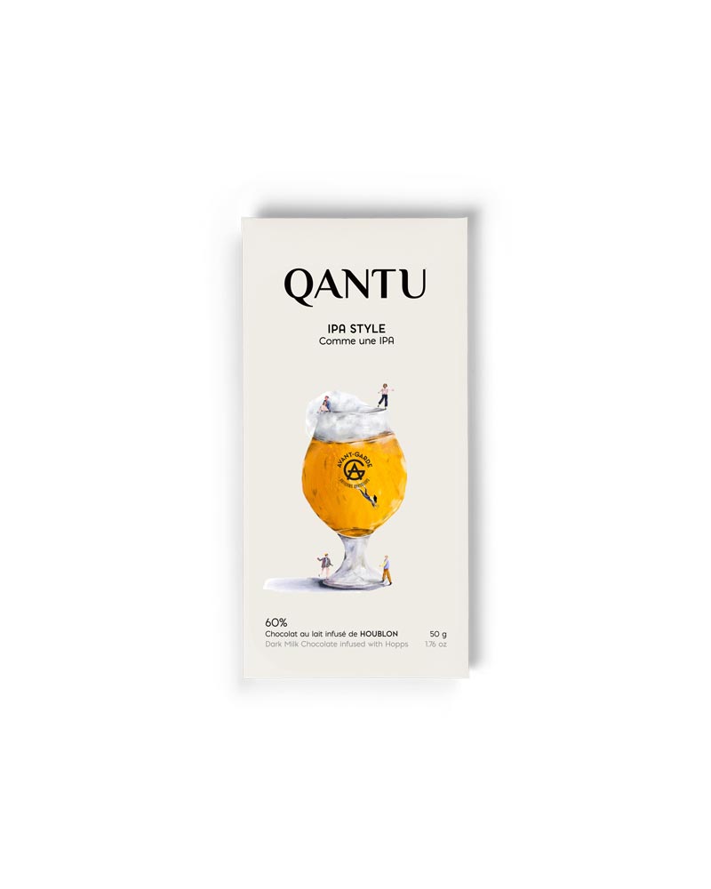 Qantu “IPA Style”, Dark Milk Chocolate Infused with Hops 60% – Caputo's ...