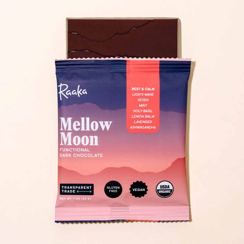 Raaka Mellow Moon, Rest & Calm Bar, 1oz – Caputo's Market & Deli