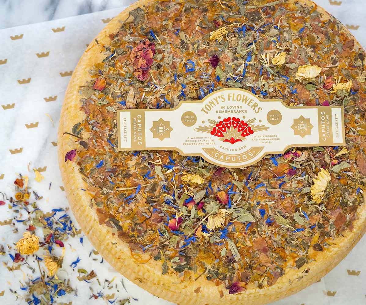 Tony’s Flowers, Caputo’s Cave Aged Cheese – Caputo's Market & Deli
