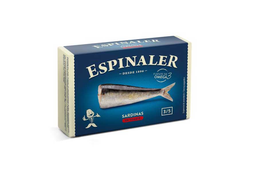 Espinaler Sardines in Tomato Sauce 3/5 Classic Line, 125g – Caputo's Market & Deli